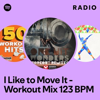 I Like to Move It - Workout Mix 123 BPM Radio | Spotify Playlist