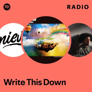 Write This Down Radio | Spotify Playlist