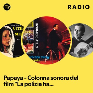 Papaya - Colonna sonora del film "La polizia ha le mani legate" Radio ...